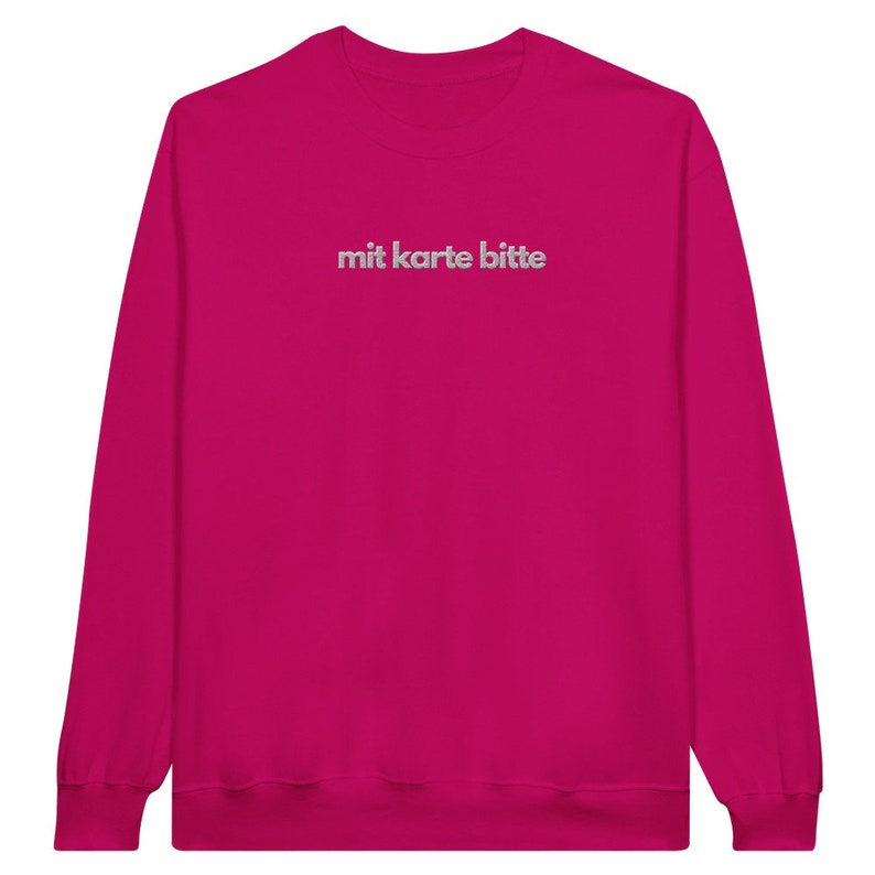 MIT KARTE BITTE, Funny Sweatshirt for Expats, Lustiges Sweatshirt, Auntie Sweatshirt ...