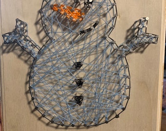 Snowman string art | Etsy