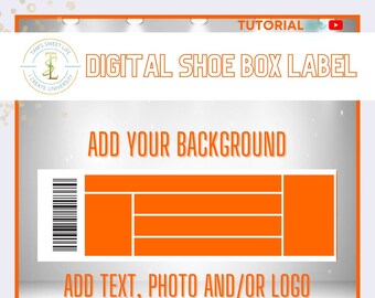 Shoe Box Template - Etsy
