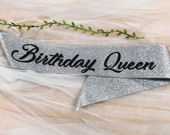 Birthday Queen Sash | Etsy