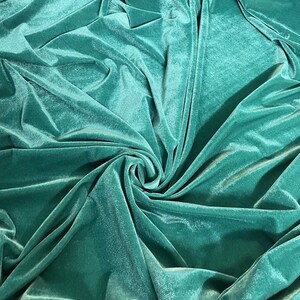 1 Mtr Luxury Sea Green Heavy Velour Velvet Fabric..58" Wide - Etsy