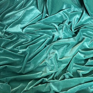 1 Mtr Luxury Sea Green Heavy Velour Velvet Fabric..58" Wide - Etsy