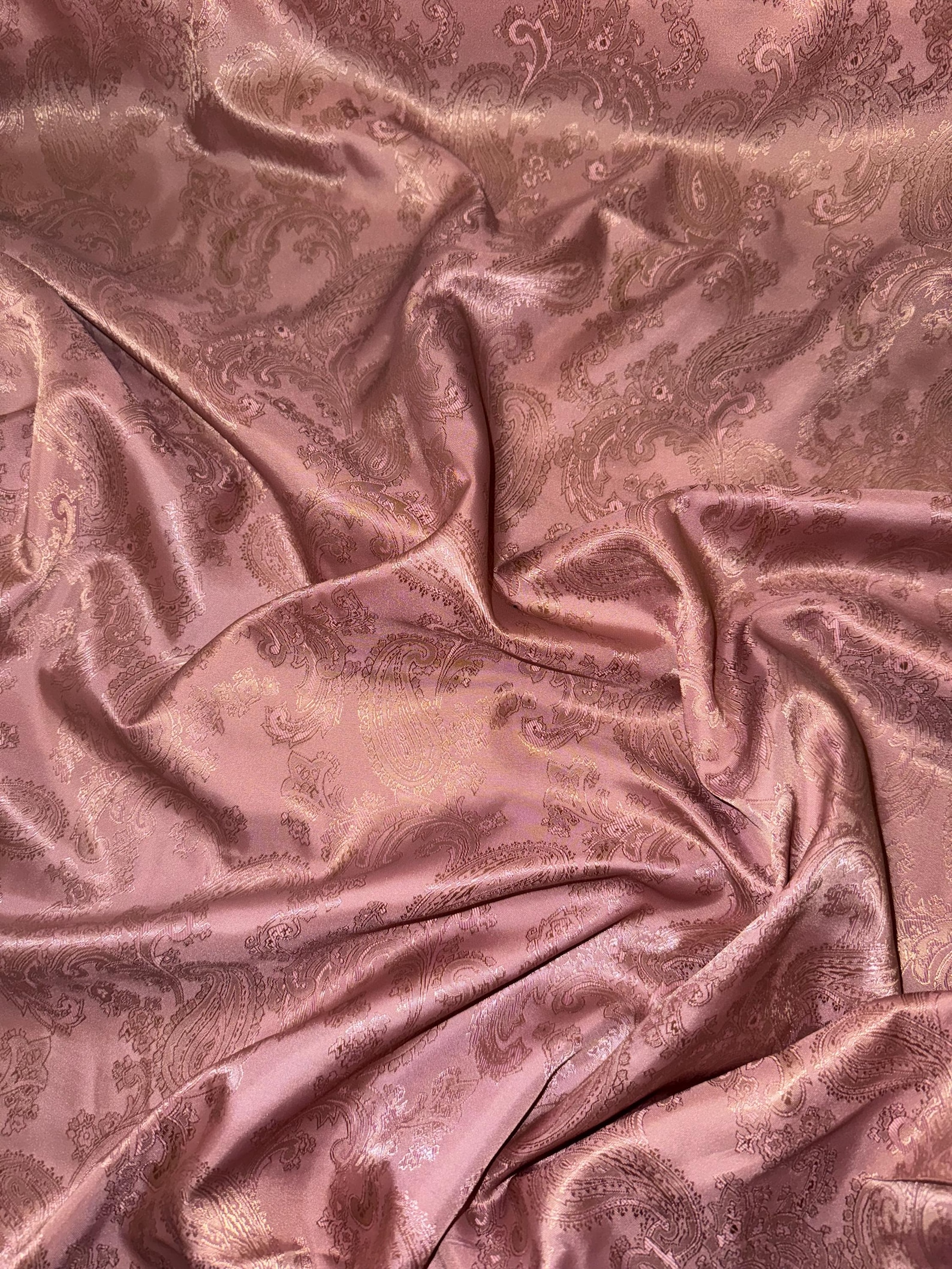 1 Mtr Two Tone Baby Pink Self Print Paisley Jacquard Fabric..58"wide - Etsy