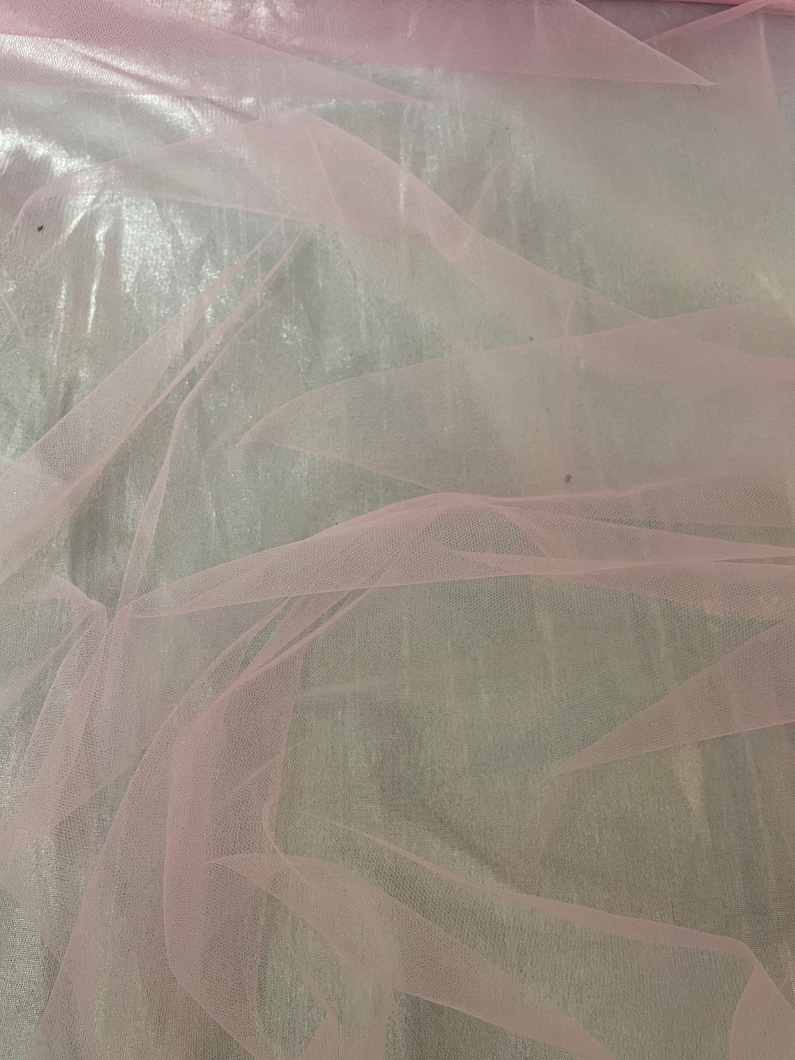 1 Mtr Plain Soft Baby Pink Bridal Tulle Net Fabric..58”wide - Etsy