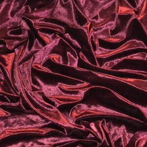 1 Mtr Luxury Wine Maroon Velour Velvet Fabric..58 Wide - Etsy