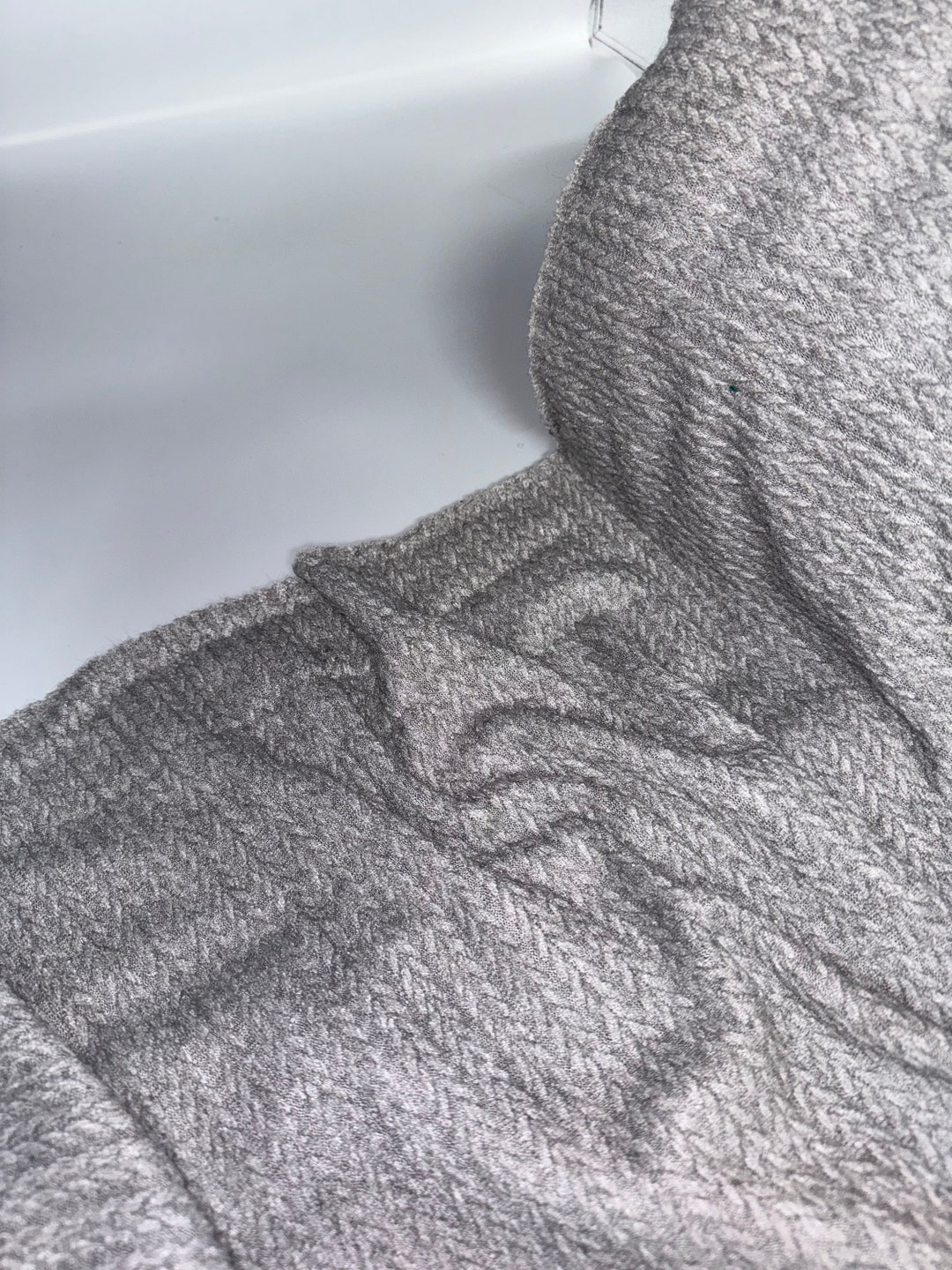 1 Mtr Silver Grey Soft Rope Knit Warm Dress Fabric..58" Wide - Etsy