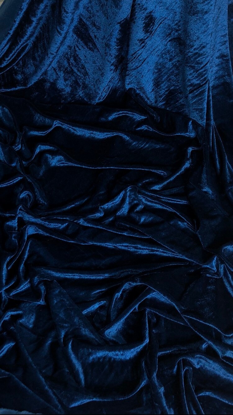 1 Mtr Luxury Teal Blue Velour Velvet Fabric..58 Wide C - Etsy UK