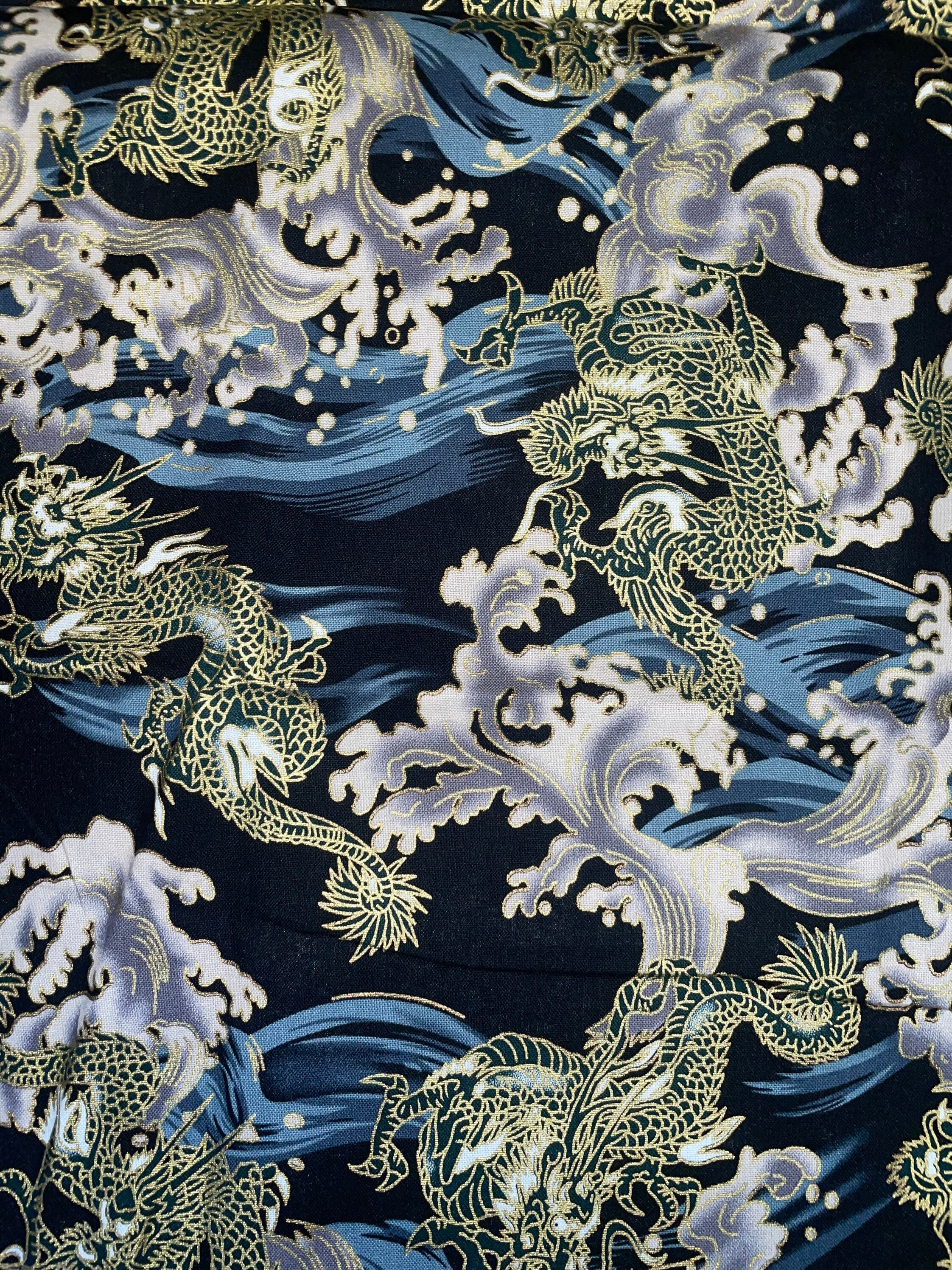 Japanese Dragon Fabric