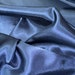 1 Mtr Shiny Navy Blue Quality Crepe Back Satin Fabric,bridal,deco,dress ...