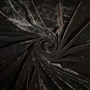 1 Mtr Luxury Black Heavy Velour Velvet Fabric..58" Wide - Etsy