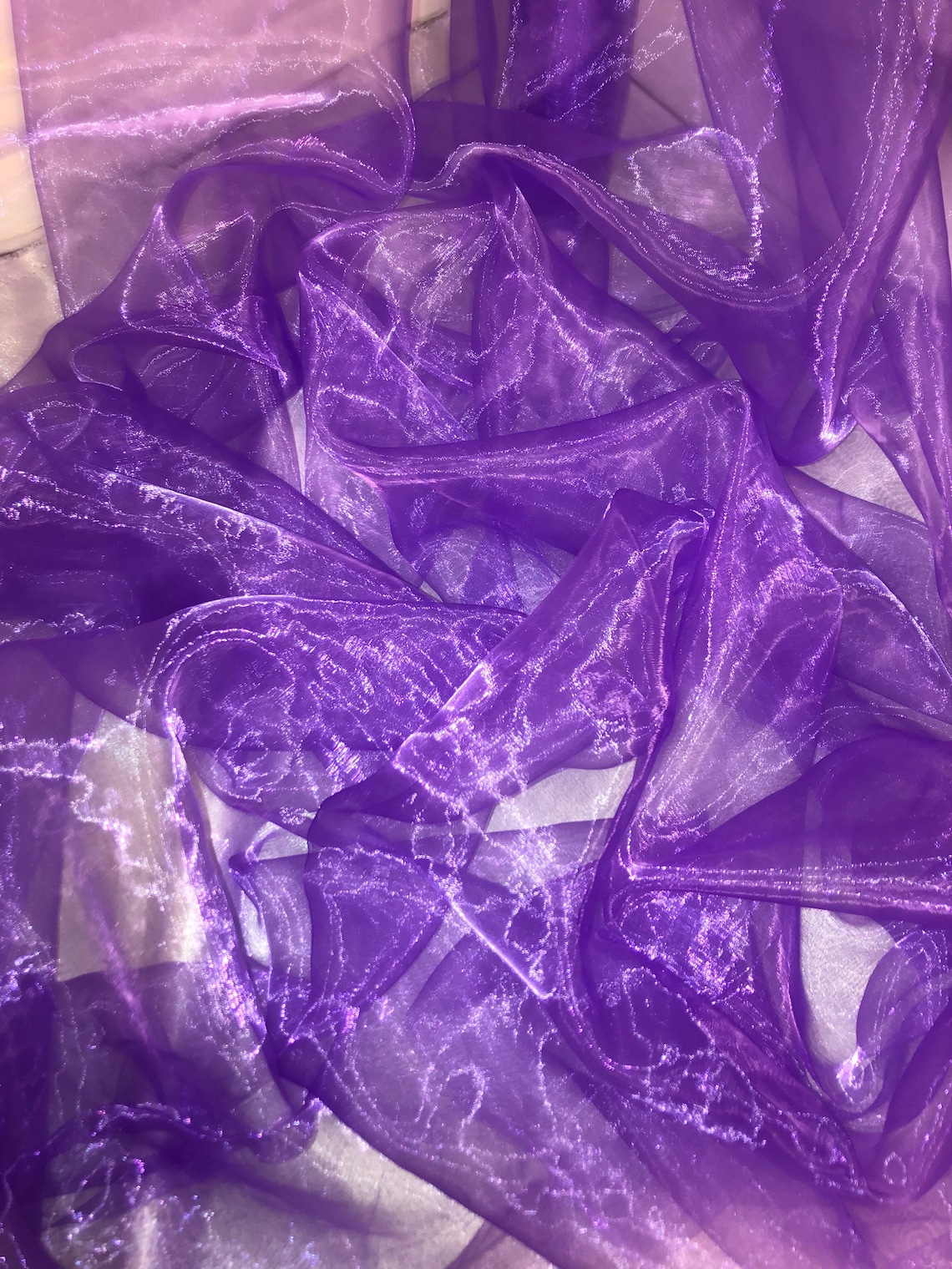 1 Mtr Purple Organza Fabric..58” Wide 075 - Etsy
