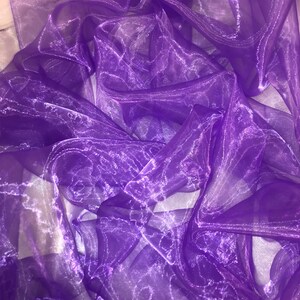 1 Mtr Purple Organza Fabric..58” Wide 075 - Etsy