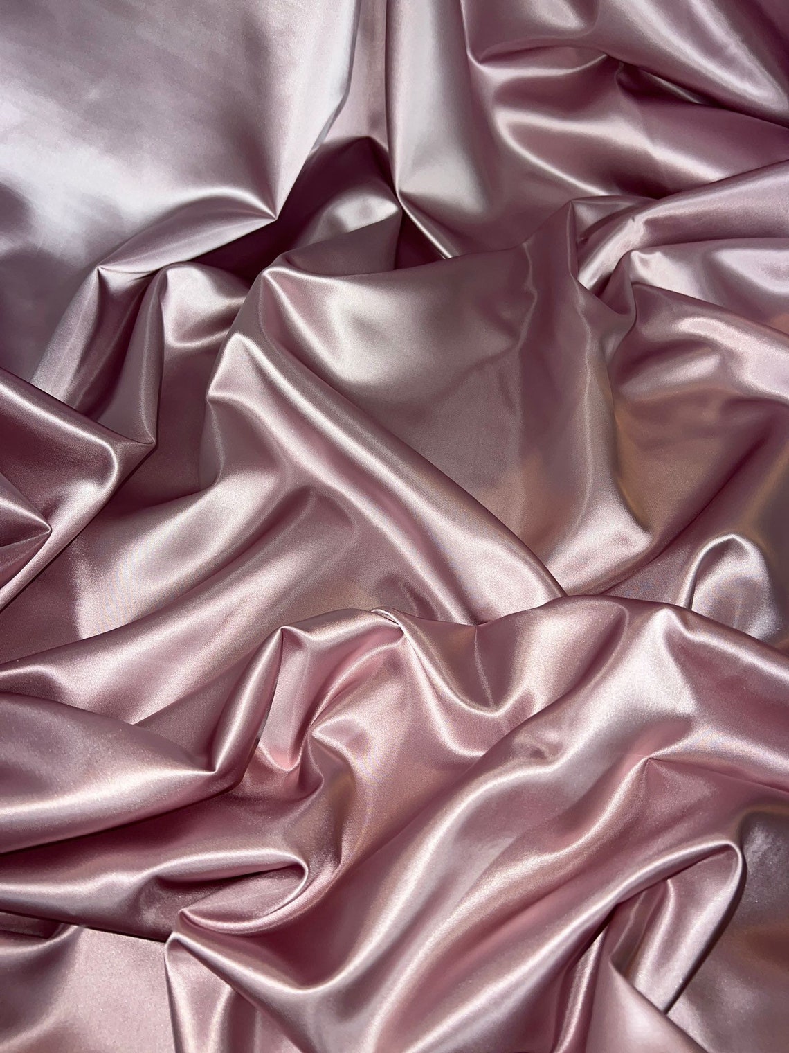 1 Mtr Dusty Pink Quality Acetate Bridal Dress Satin - Etsy