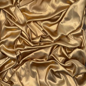 Gold Shimmer on Satin Dress,bridal Fabric..58" Wide (147cm) F - Etsy