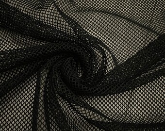 Fabric Green Mesh Polyamide Fishnet Fabric Soft Clothing Fabric Apparel ...