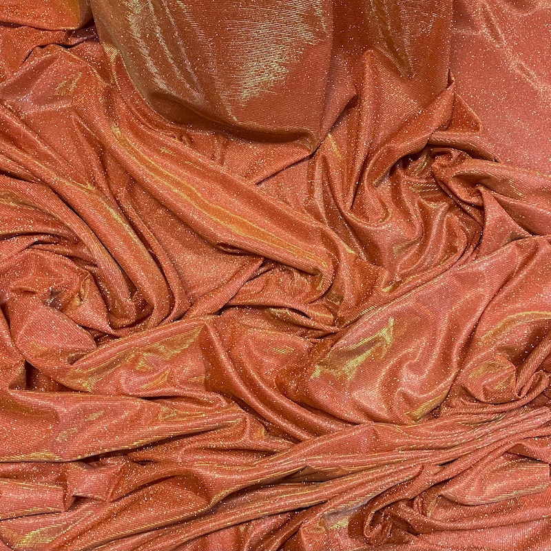 Burnt Orange Fabric - Etsy UK