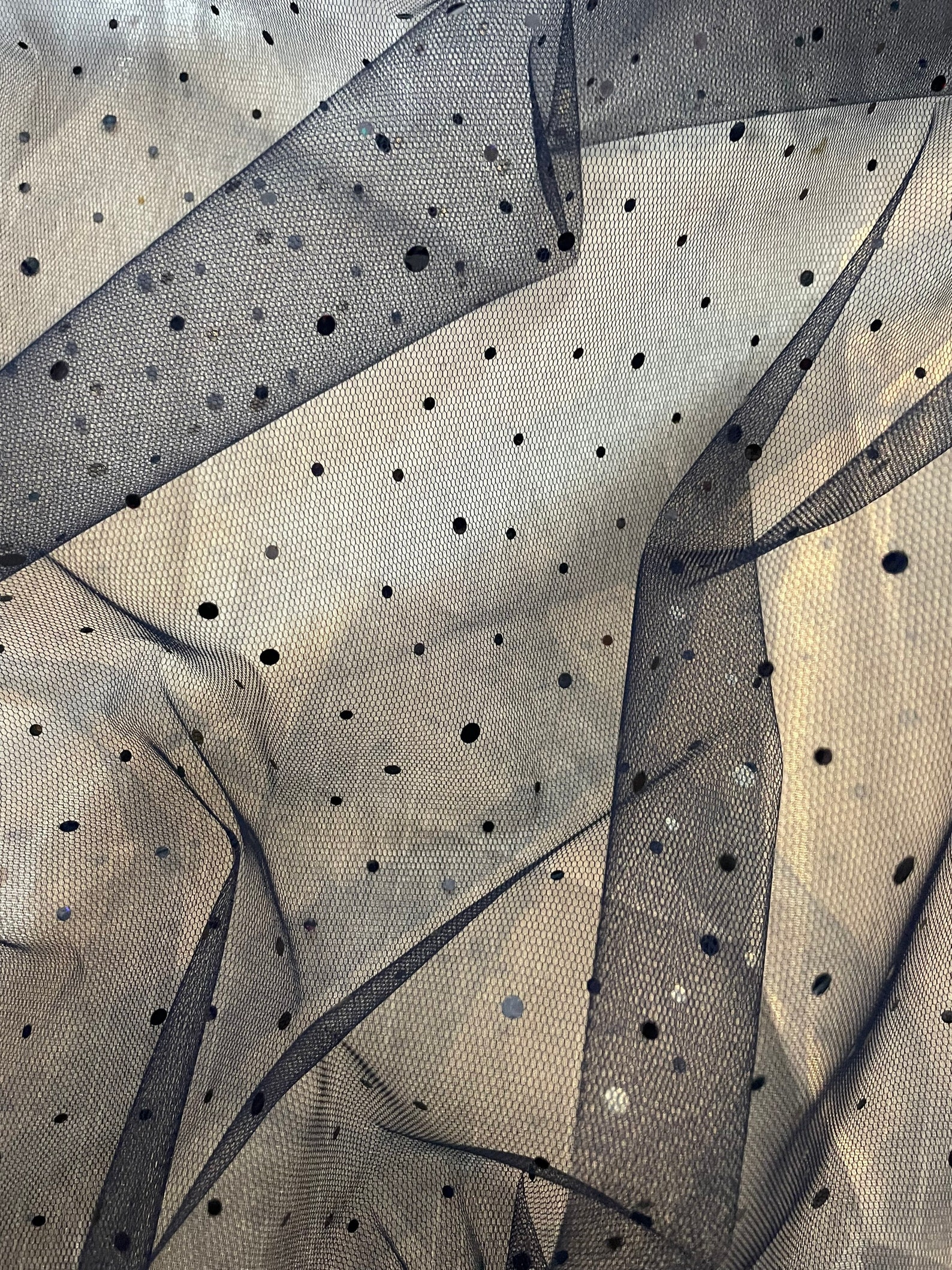 1 Mtr Navy Blue Hologram Sequin Tulle Net Fabric..58” Wide - Etsy