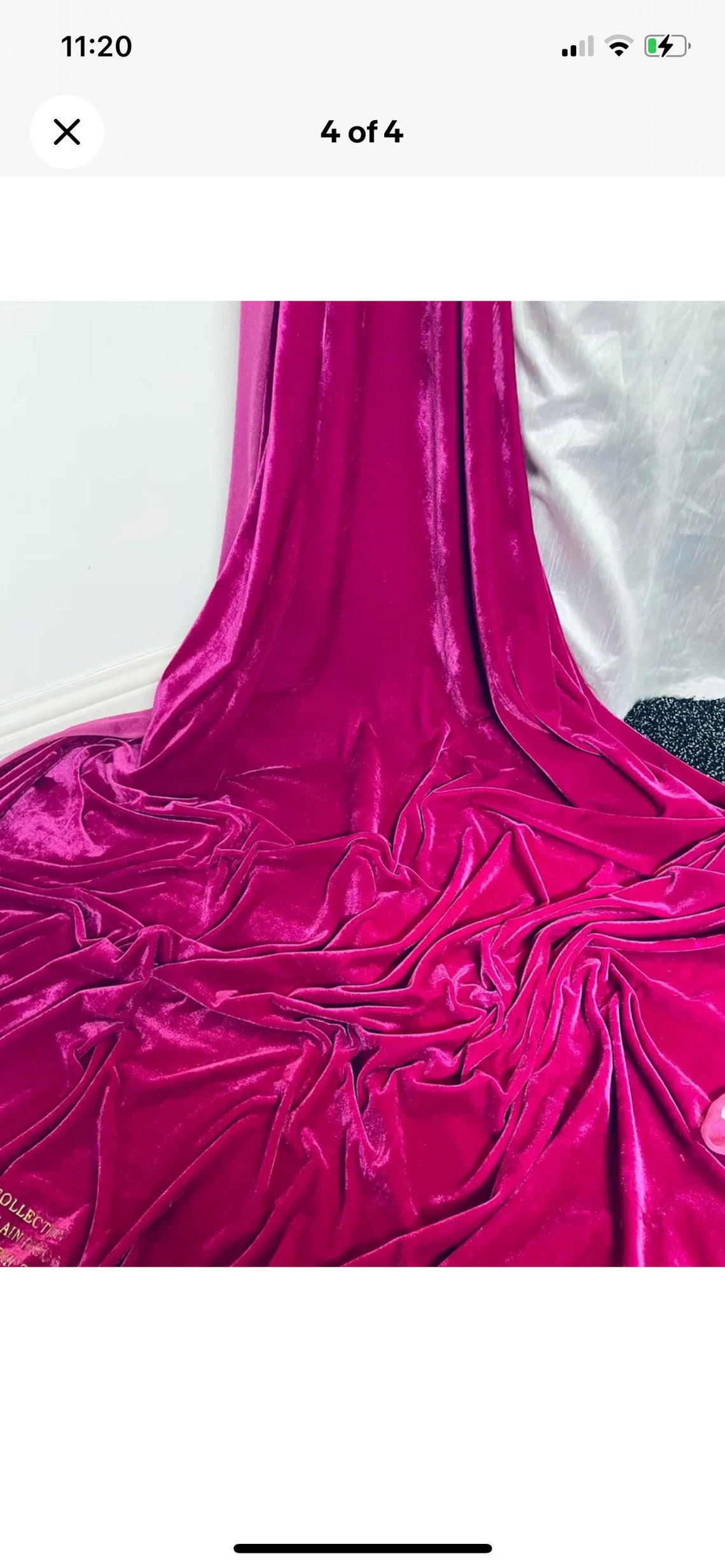 1 Mtr Luxury Hot Pink Velour Velvet Fabric..58" Wide - Etsy
