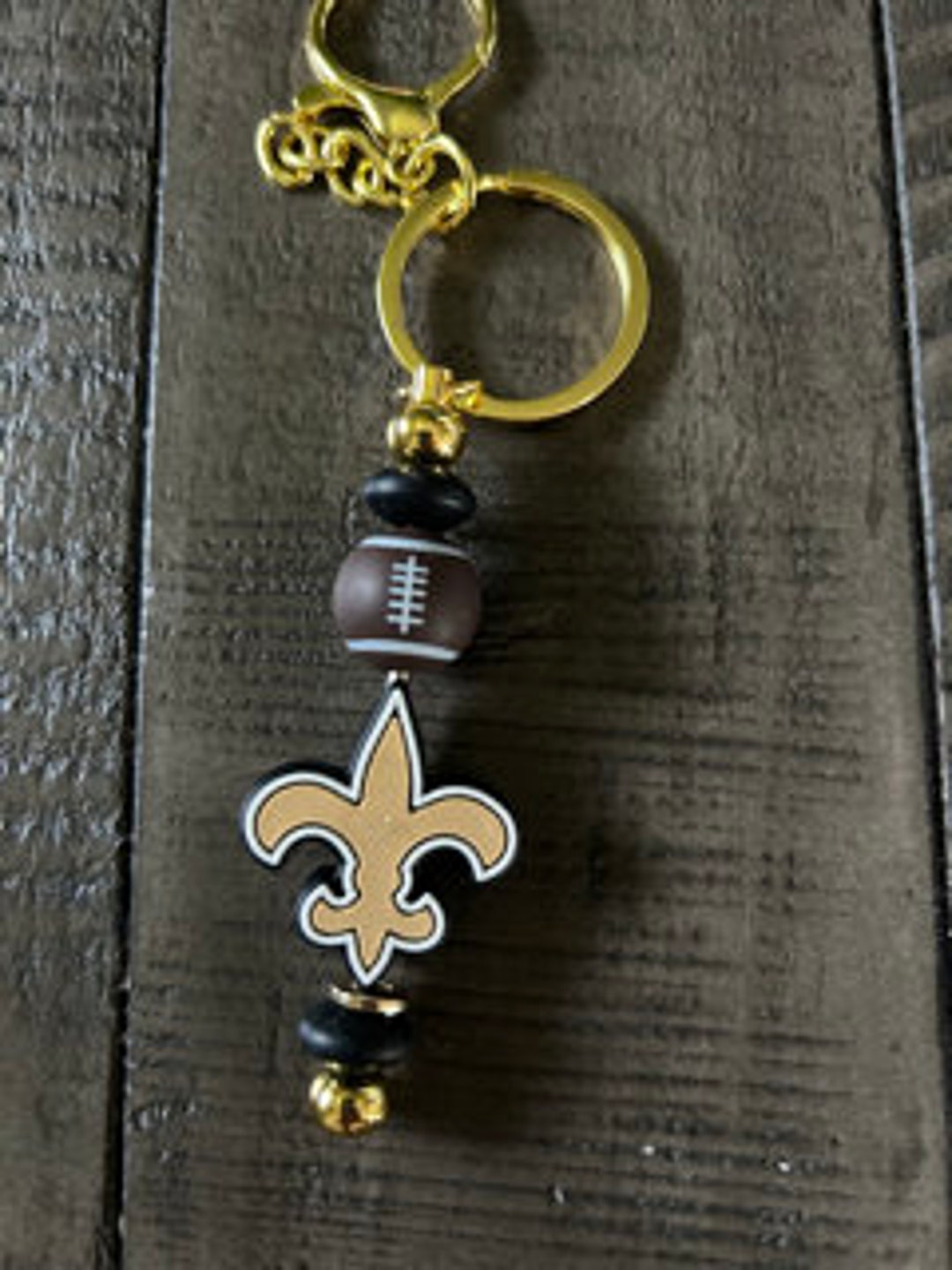NFL Saints Keychain - Etsy