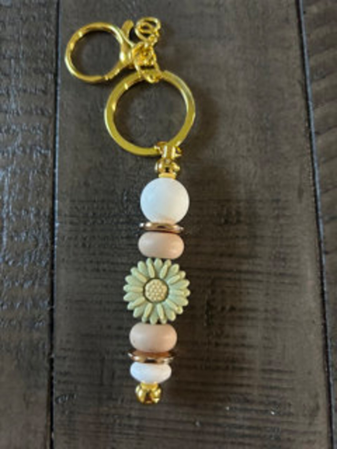 Sunflower Chic Keychain - Etsy