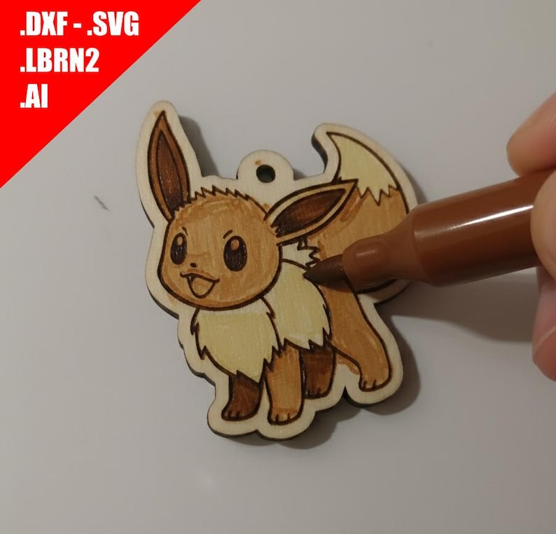 11+11 Pokémon Laser Cut Wood Lightburn DXF SVG AI File Bundle ...