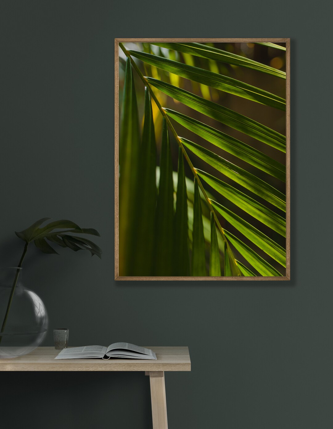 Palm Leaf Photography Print - Tropical Coastal Wall Art - Etsy