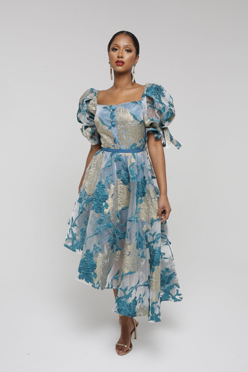 Floral Top, Jacquard Fabric, Matching Top, Festive Dress , Party Top ...