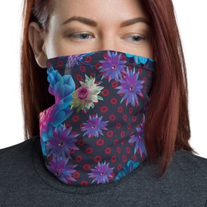 Floral Fishman Donuts Face Mask. Phish Tour - Etsy