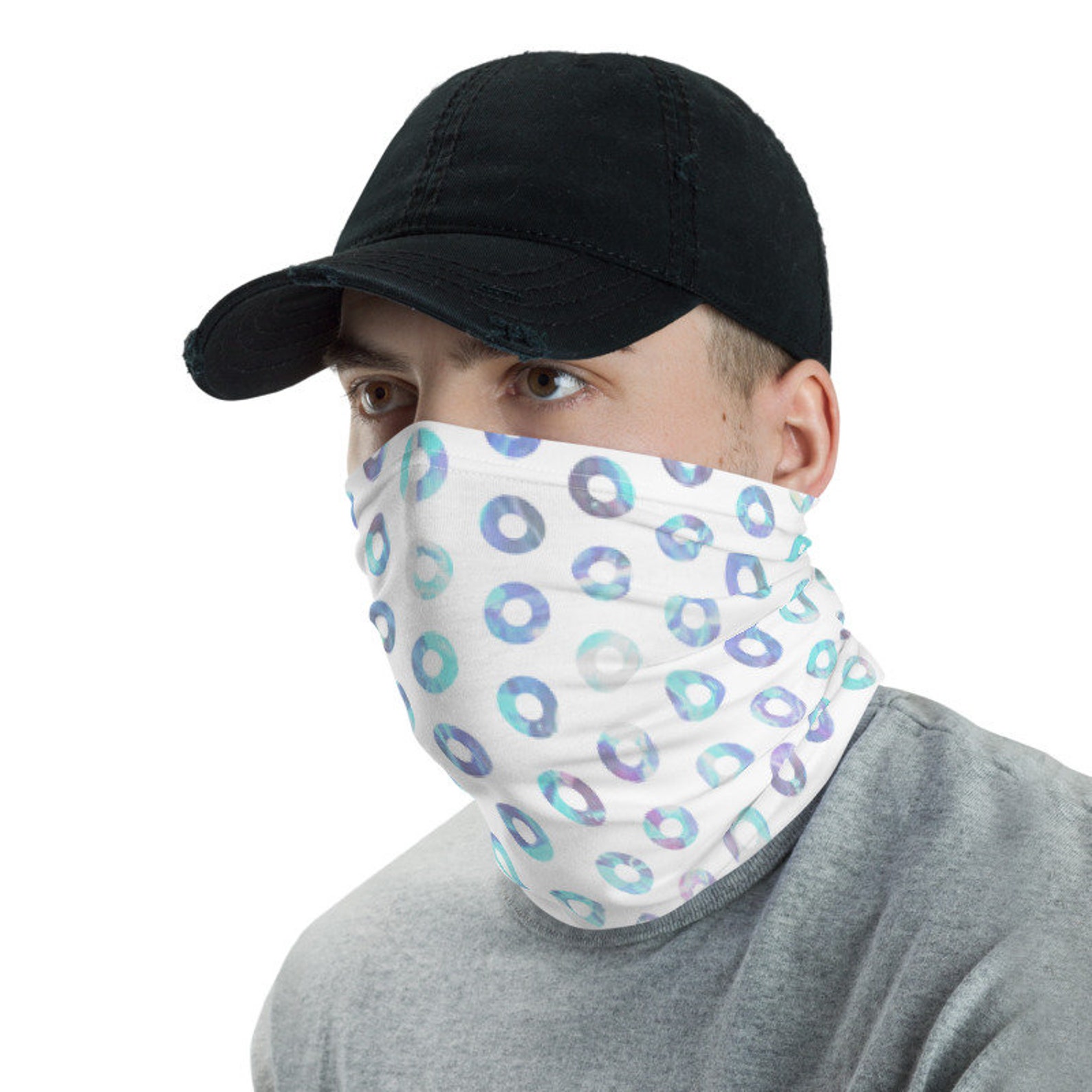 Kasvot Vaxt Fishman Donuts Face Mask. Phish Tour - Etsy