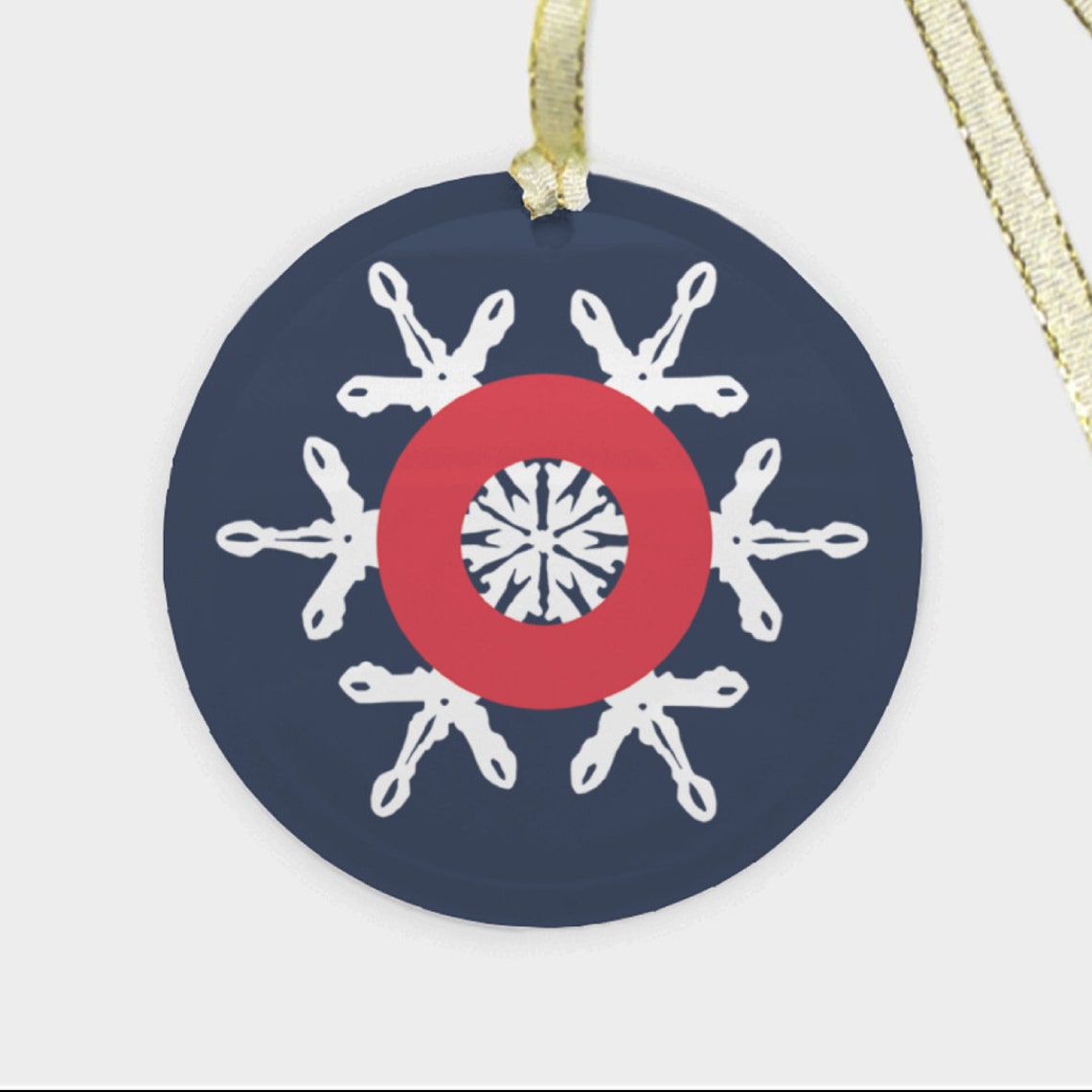 Fishman Donuts and Snowflakes Phish Holiday Tree Skirt Christmas and ...
