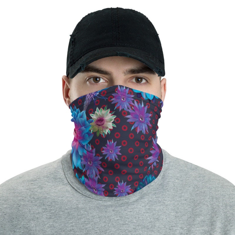 Floral Fishman Donuts Face Mask. Phish Tour - Etsy