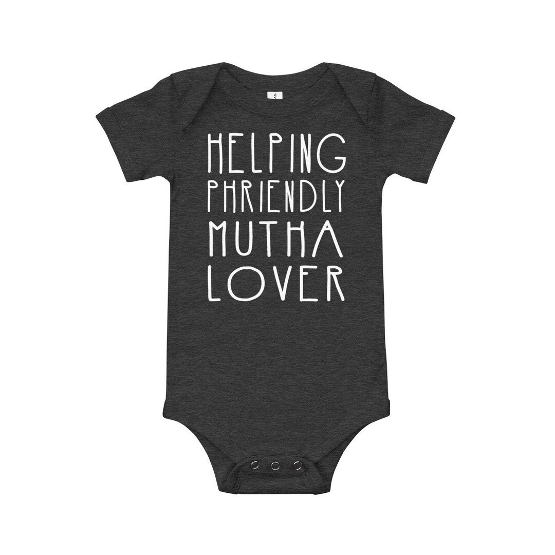 Helping Friendly Mutha Lover One Piece Playsuit. Phish Baby - Etsy