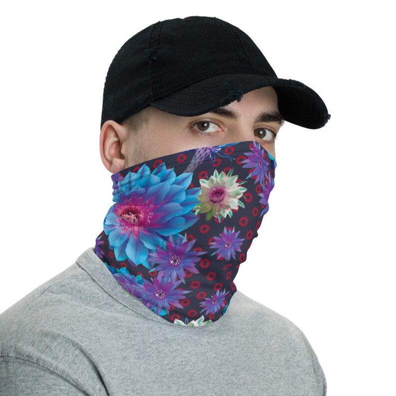 Floral Fishman Donuts Face Mask. Phish Tour - Etsy