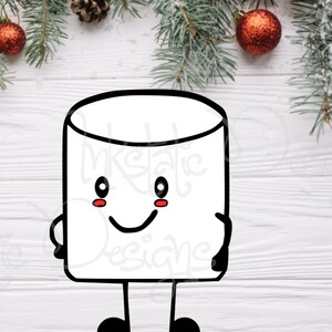Marshmallows SVG, PNG, Cute Marshmallows Svg Winter Cut Files for ...