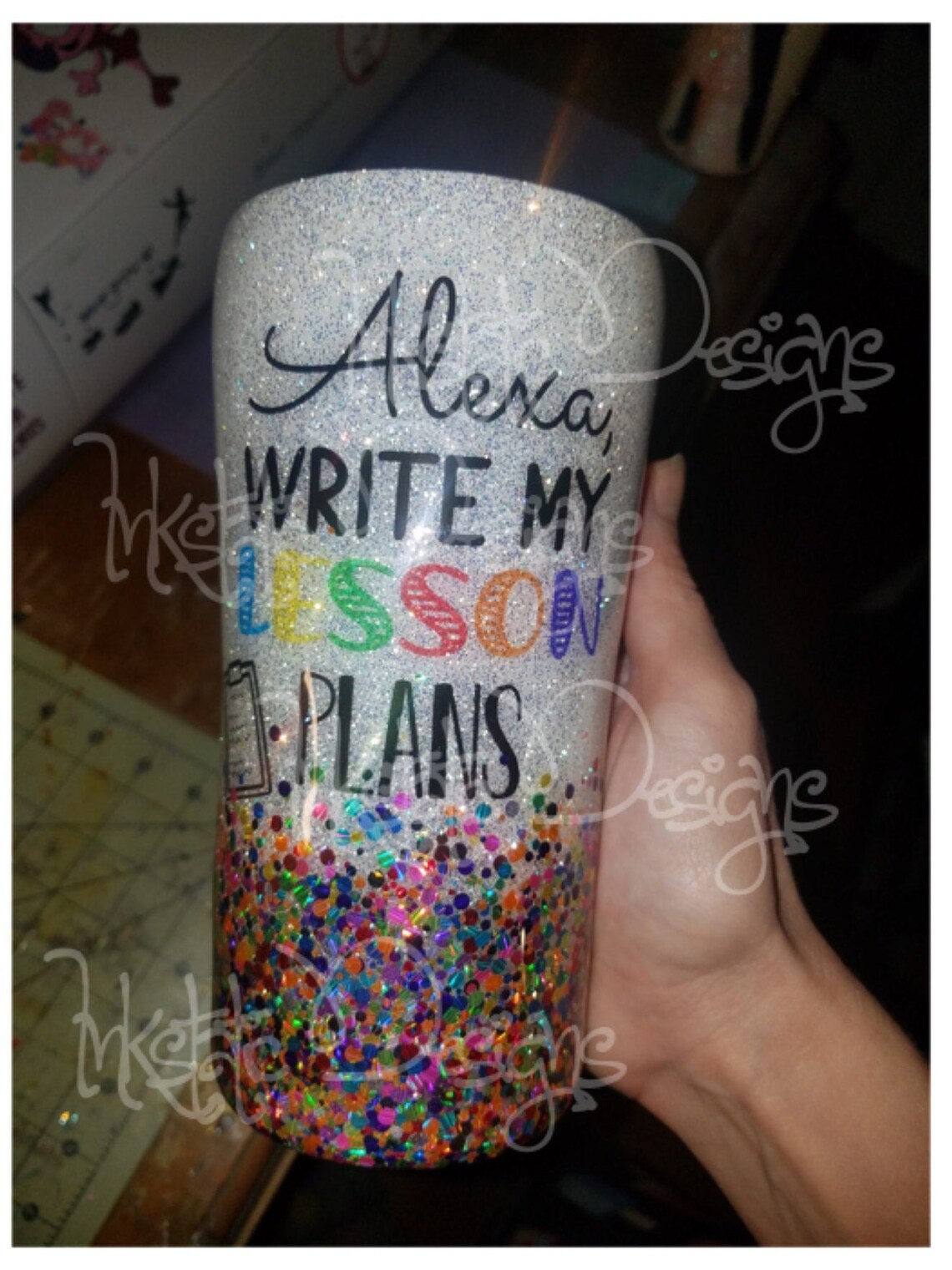 Alexa Write My Lesson Plans Waterslide Decal / Teacher Humor | Etsy