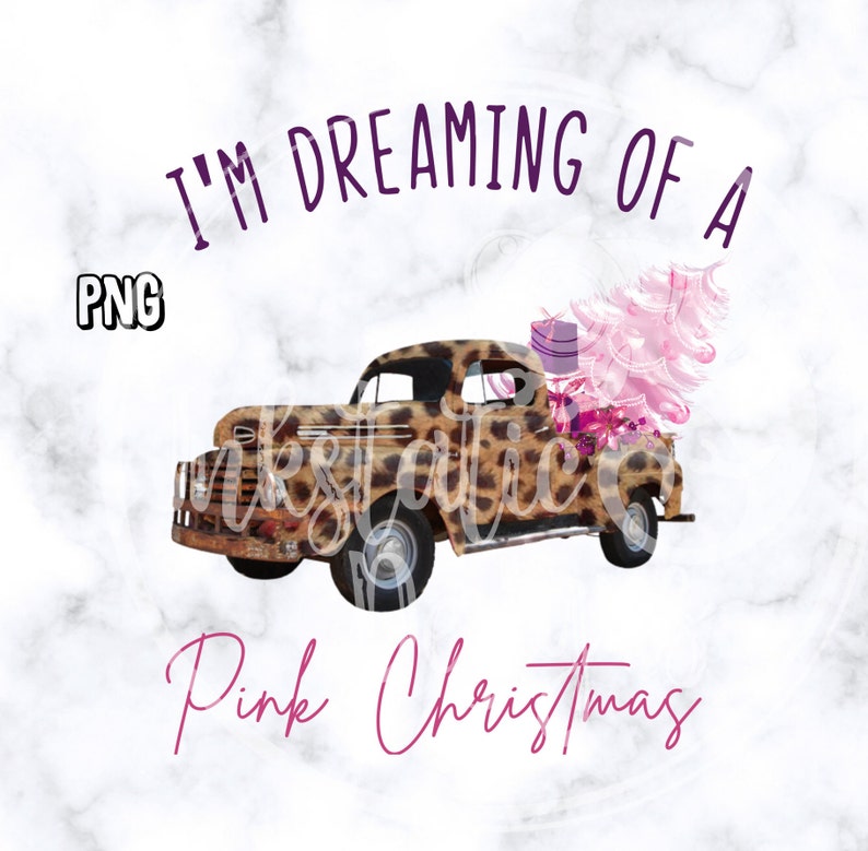 I'm Dreaming of A Pink Christmas Instant Download / Pink - Etsy