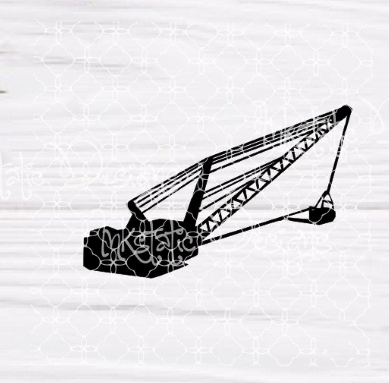 Coal Dragline Svg Png/ Dragline Svg Png / Heavy Machinery - Etsy Canada