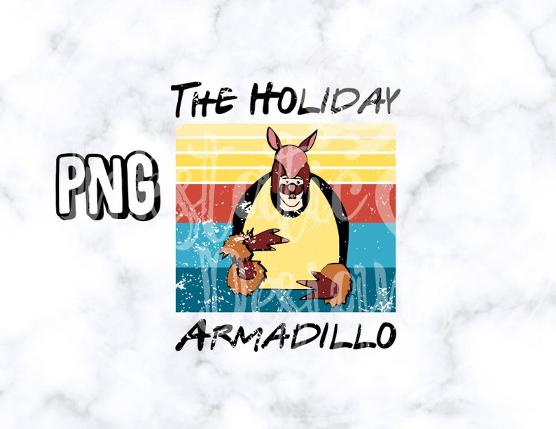 Holiday Armadillo Instant Download / Distressed Retro Friendsgiving ...