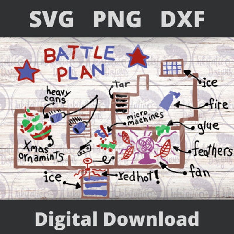 Home Alone Battle Plan - Etsy