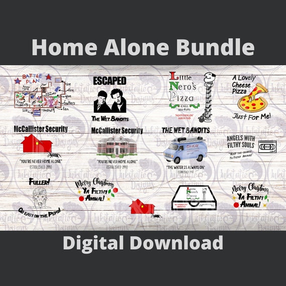 Home Alone Svg Bundle / Home Alone Battle Plans / Little - Etsy
