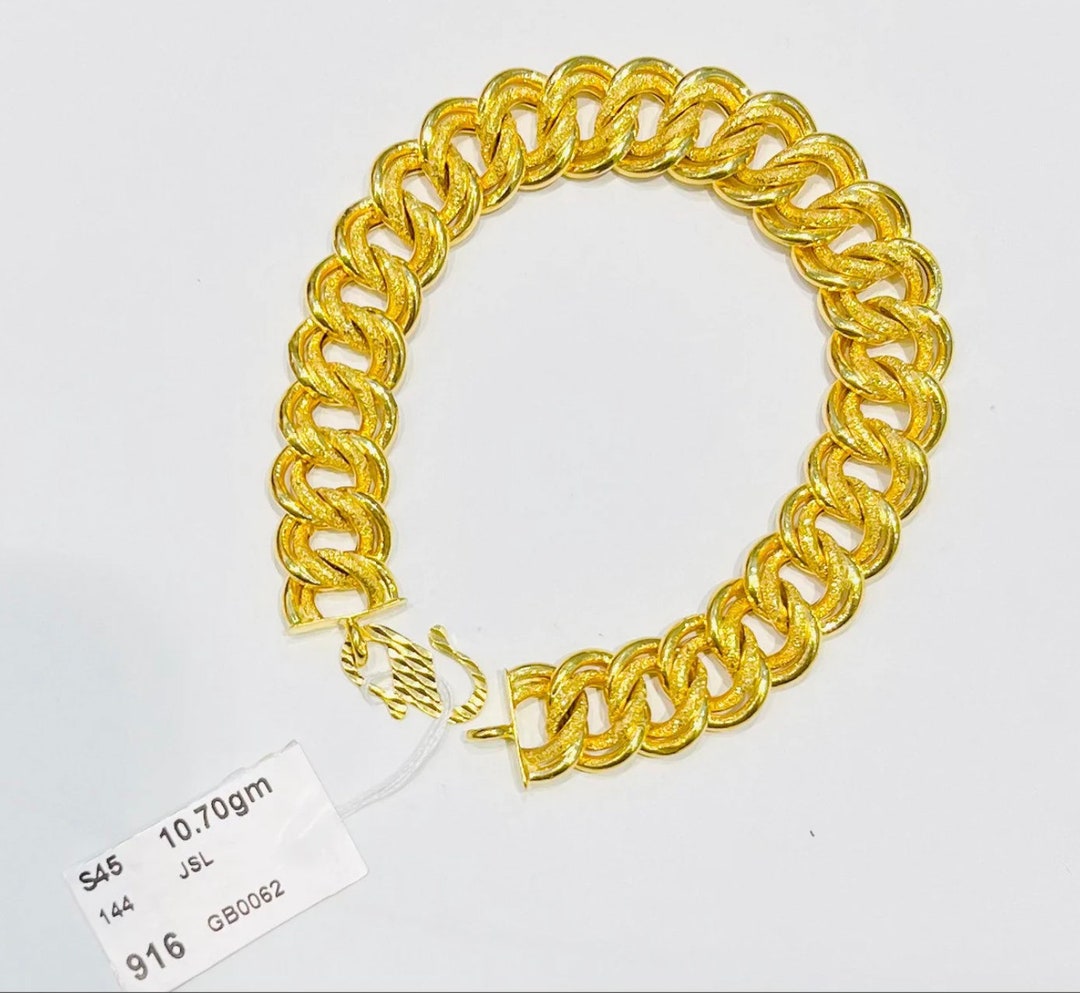 Coco Bracelet 916 Yellow Gold - Etsy