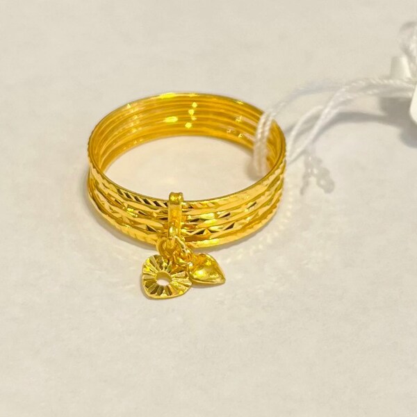 22k Gold Ring - Etsy