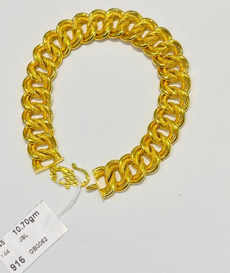Coco Bracelet 916 Yellow Gold - Etsy