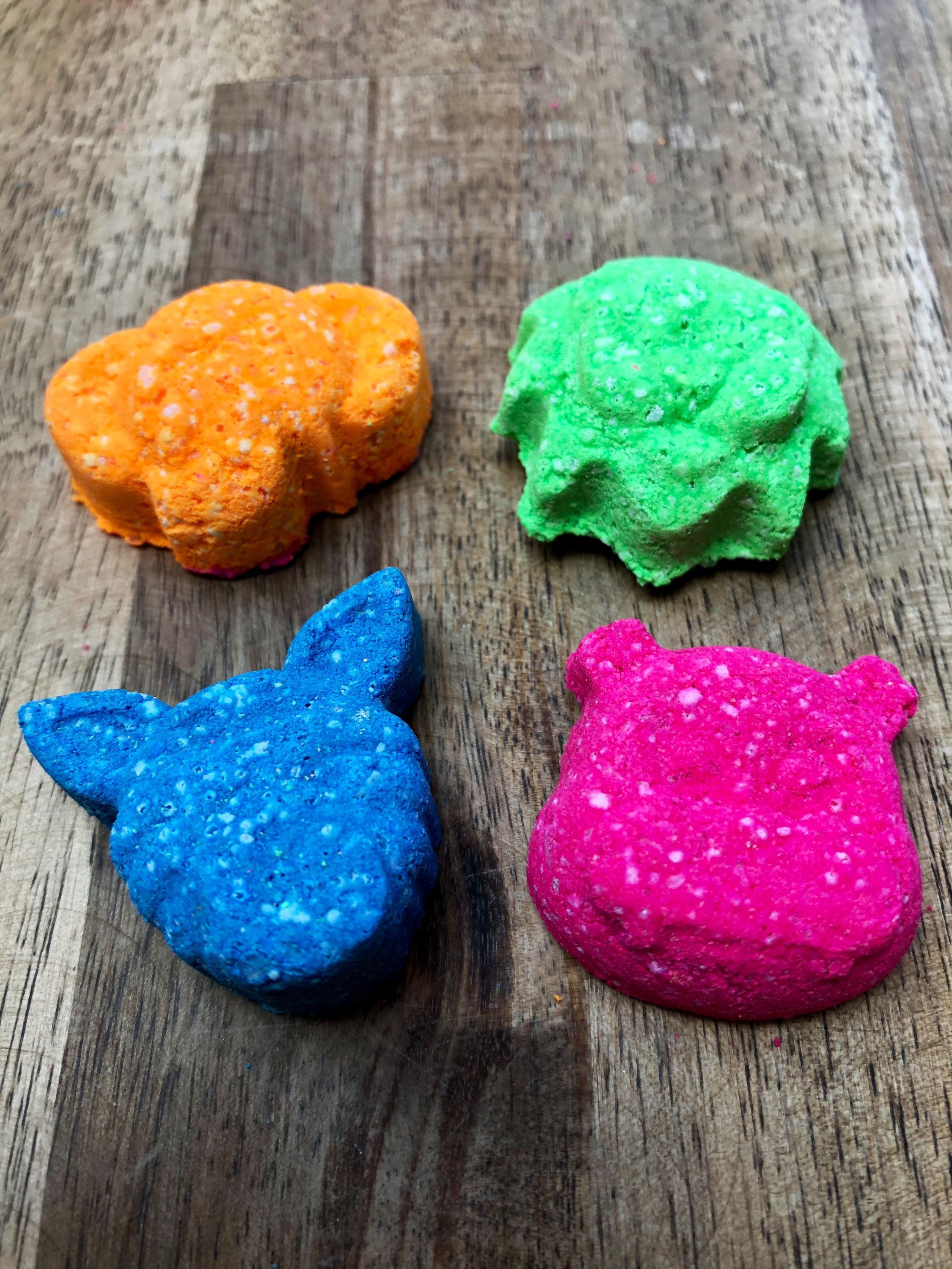 Zoo Animals Mini Bath Bombs Bubble Gum Fragrance Handmade - Etsy Australia