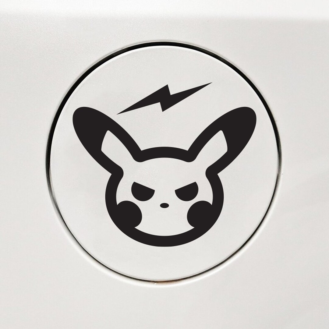 Gas Cover Car Decals - Pikachu - Etsy