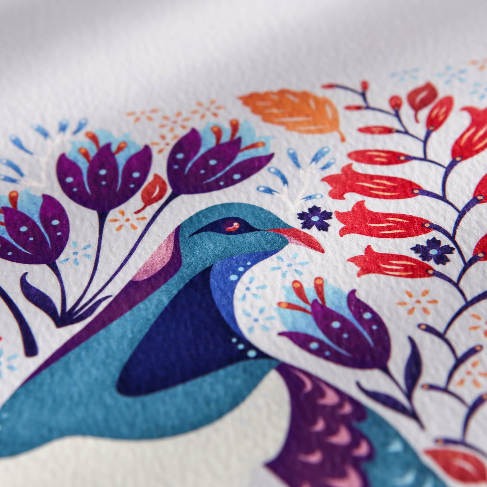 Kereru Art Print 5 Colourways Large Art Print Floral - Etsy New Zealand