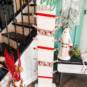 Wooden Christmas Card Holder, Christmas Card Display, Christmas Gift ...