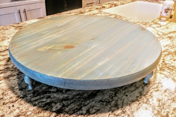Round 18 Farmhouse Wood Stand Riser | Etsy