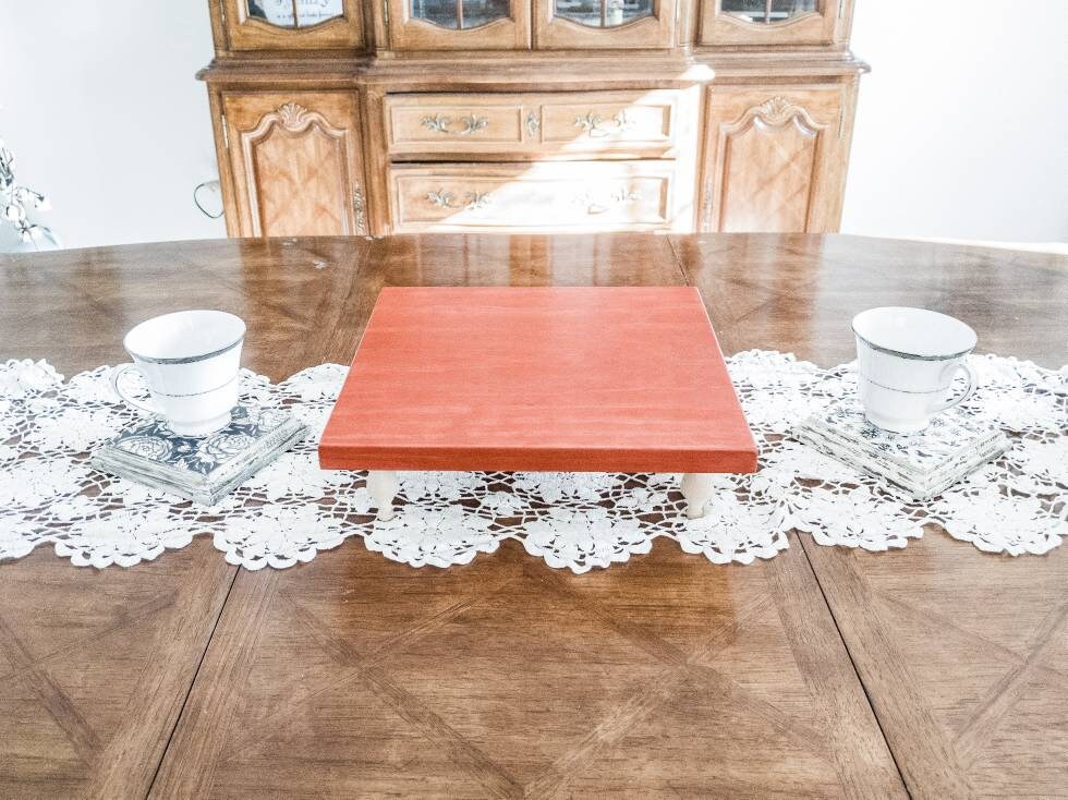 Red Farmhouse Wood Riser - Etsy