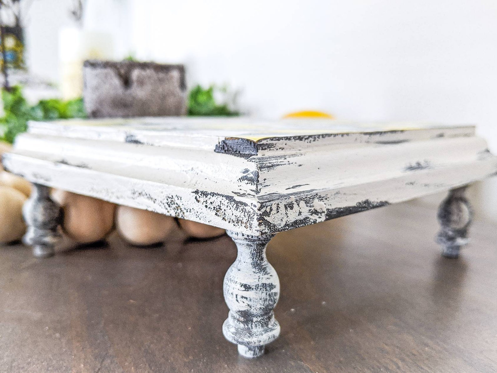 Lemon Print Candle Riser | Etsy